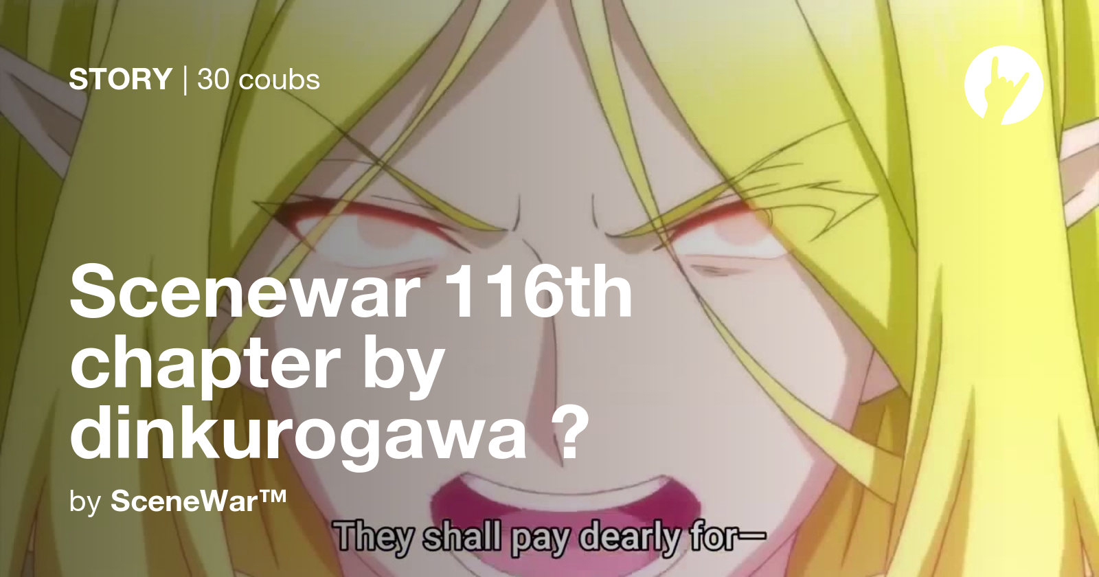 Scenewar 116th chapter by dinkurogawa 愛 - Coub