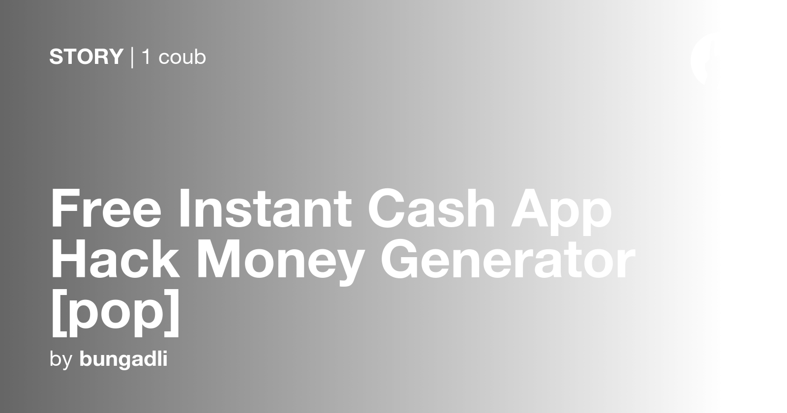 Free Instant Cash App Hack Money Generator [pop] - Coub