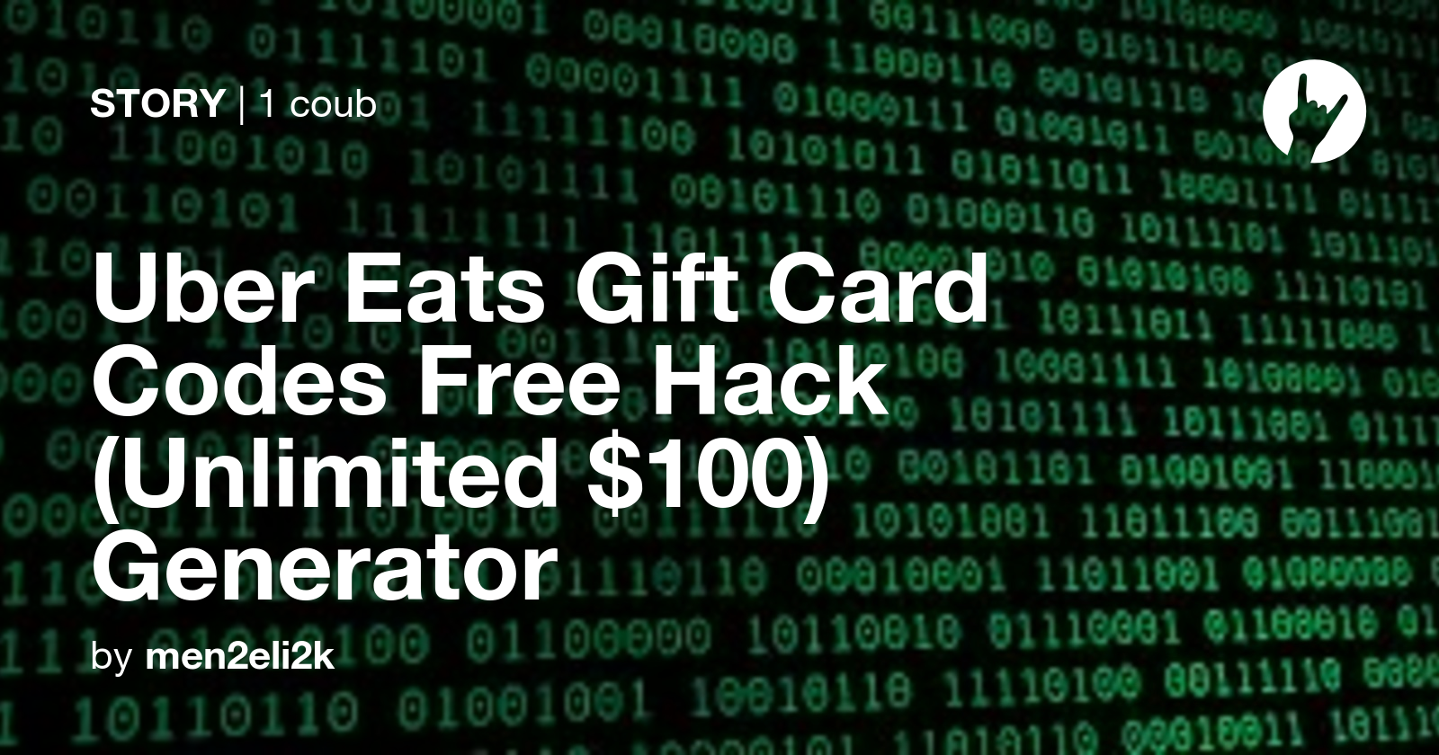 Uber Eats Gift Card Codes Free Hack (Unlimited $100) Generator - Coub