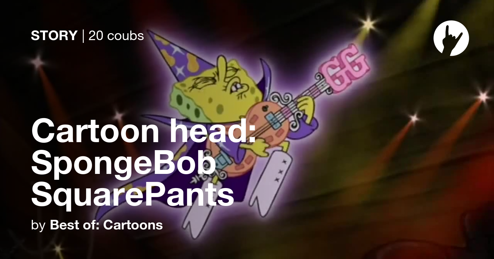 Cartoon head: SpongeBob SquarePants - Coub