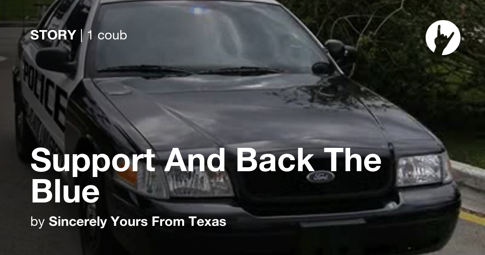 Support And Back The Blue - Coub