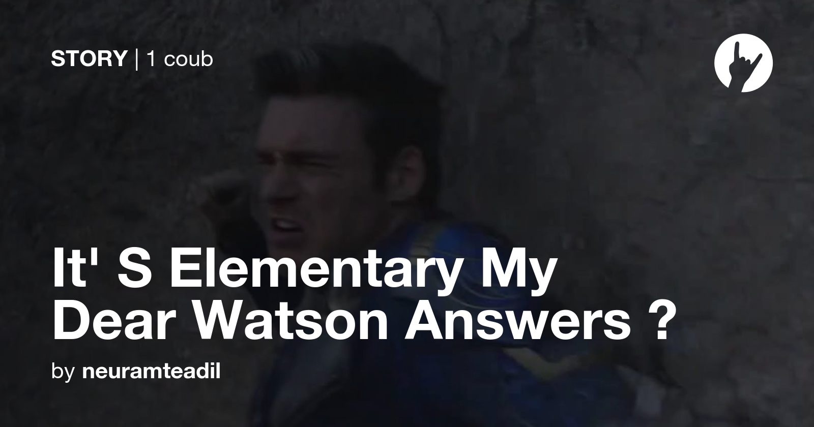 It' S Elementary My Dear Watson Answers ⚓ - Coub