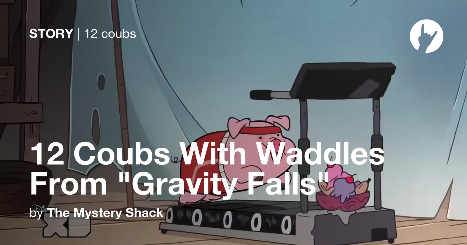 12 Coubs With Waddles From "Gravity Falls" - Coub