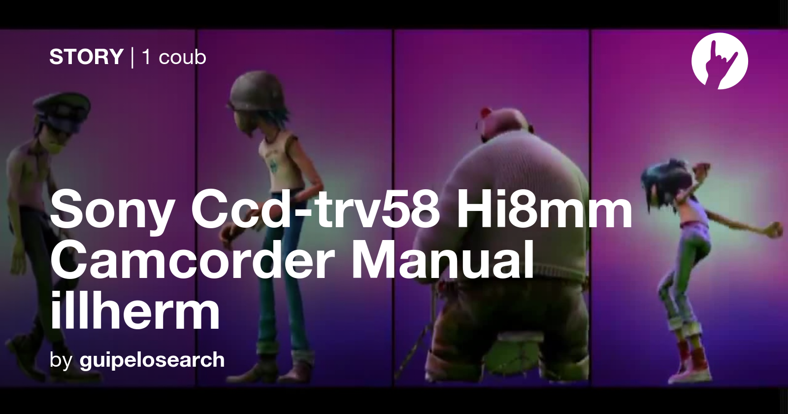 Sony Ccd-trv58 Hi8mm Camcorder Manual illherm - Coub