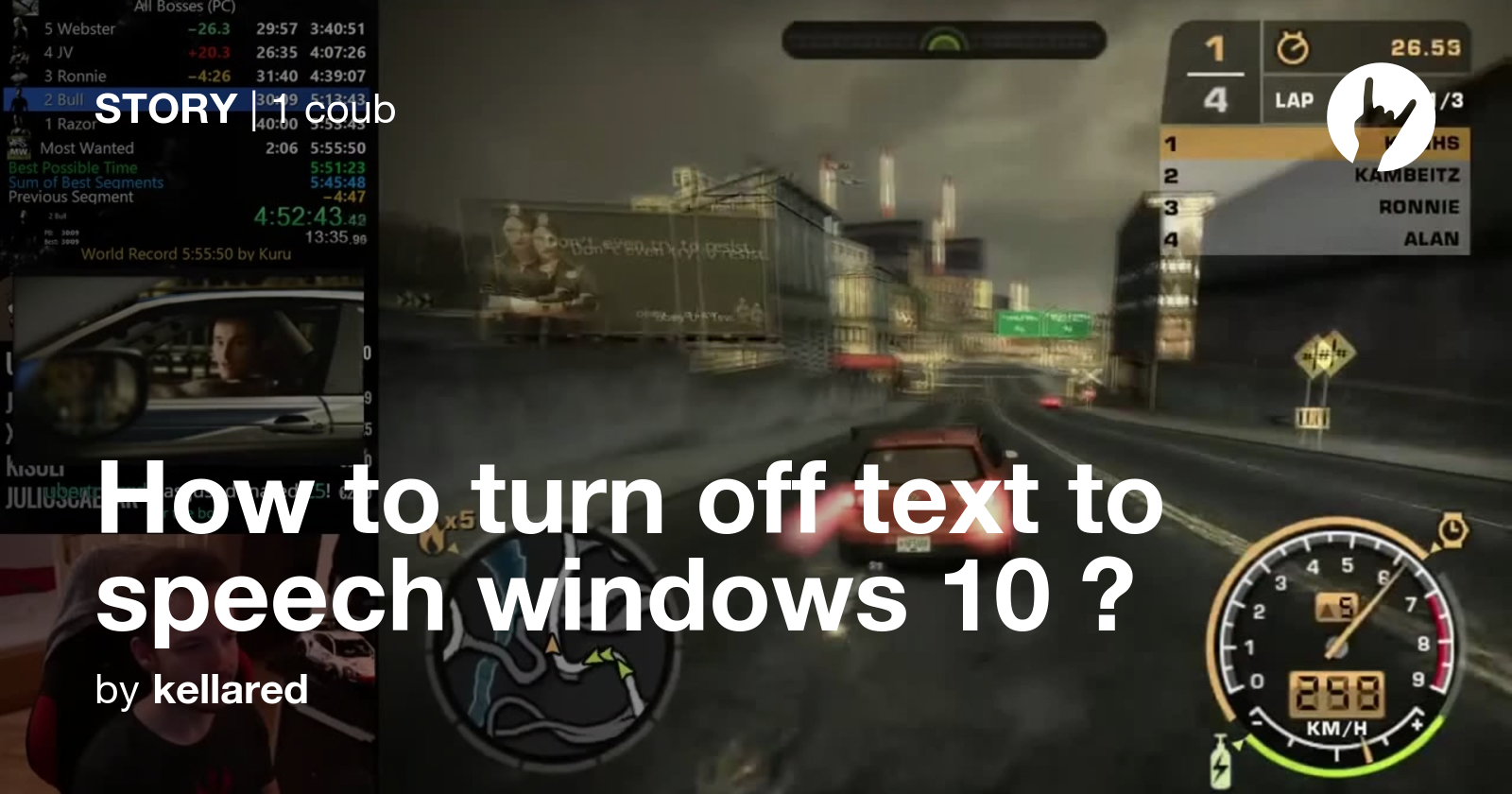How to turn off text to speech windows 10 ? - Coub